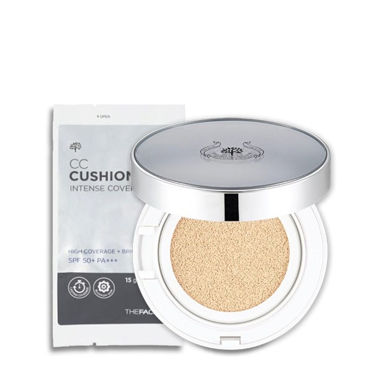 BỘ KEM NỀN CC INTENSE COVER CUSHION SPF50+ PA+++ V103 (1+1)