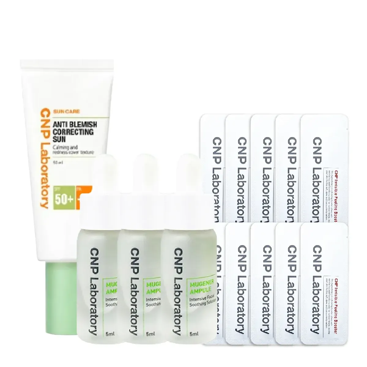 Set Làm Dịu Và Giảm Mẩn Đỏ Cho Da Mụn CNP