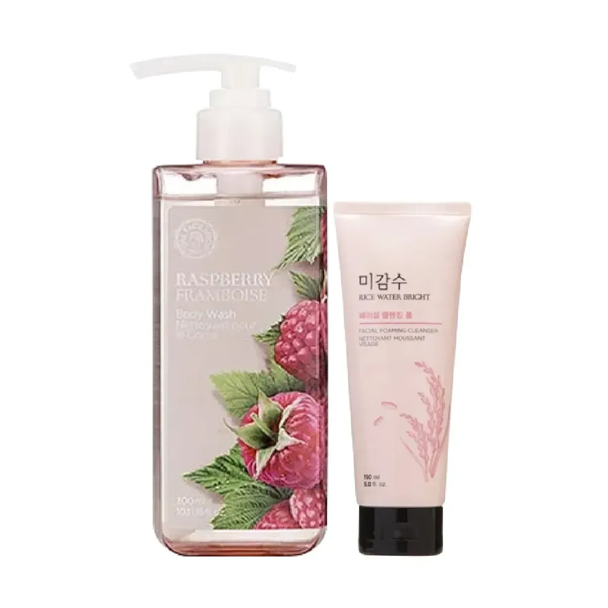 Combo Gel Tắm Chống Lão Hóa RASPBERRY BODY WASH 300ml & Sữa Rửa Mặt ...