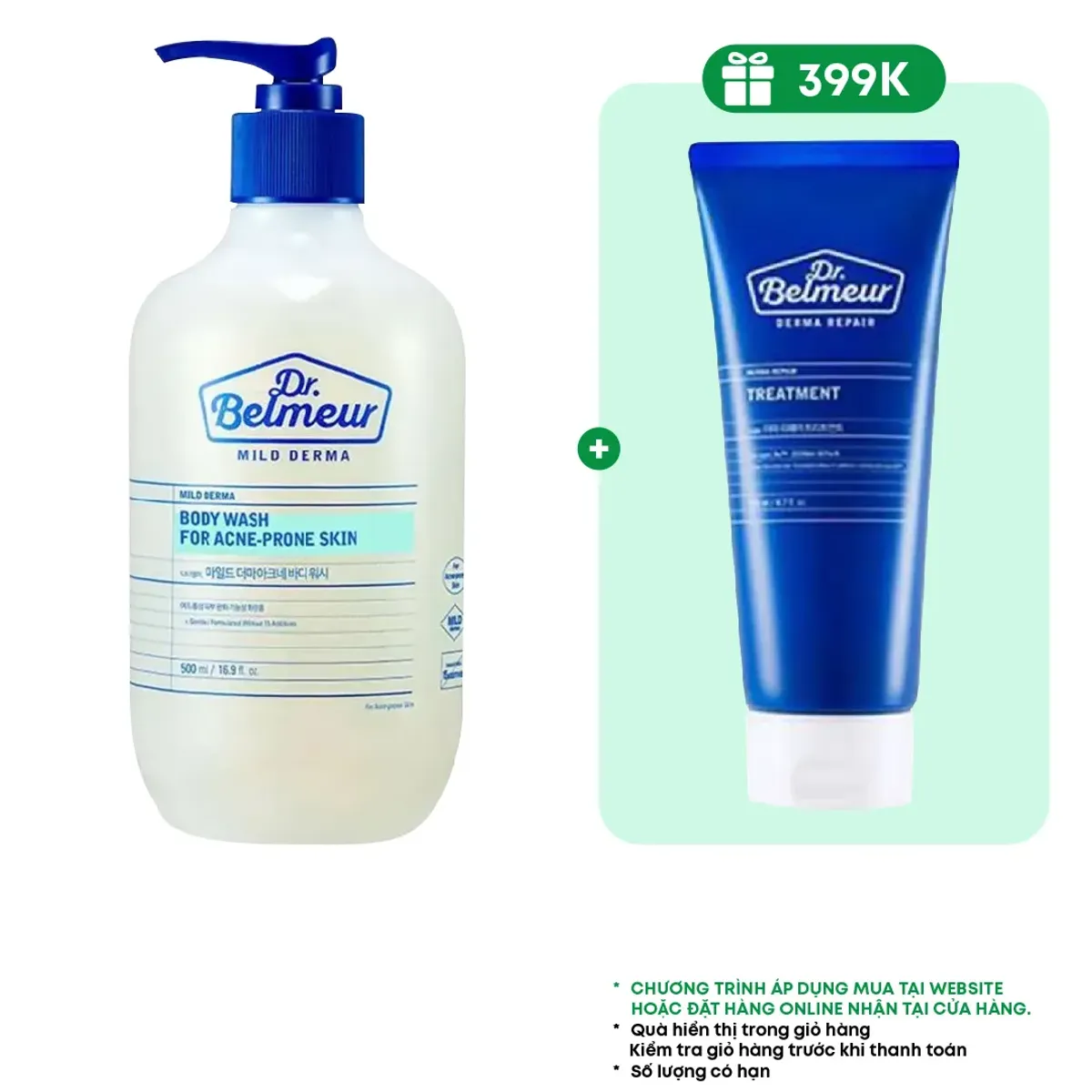 Sữa Tắm Dr.Belmeur Mild Derma