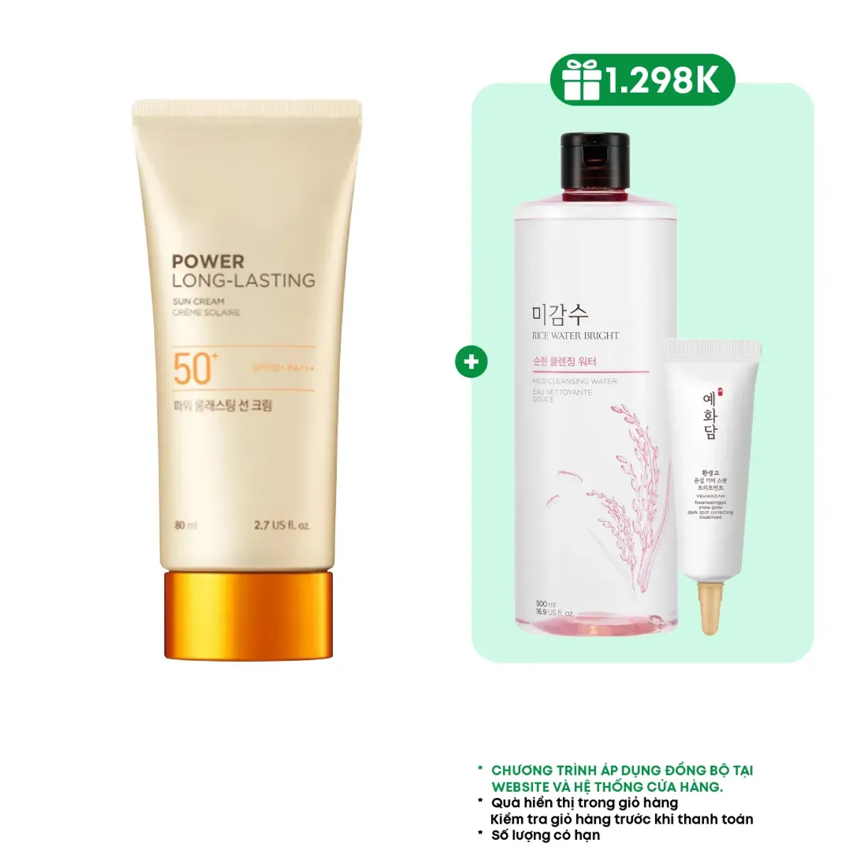 Kem Chống Nắng Lâu Trôi THE FACE SHOP Natural Sun Eco Power Long ...