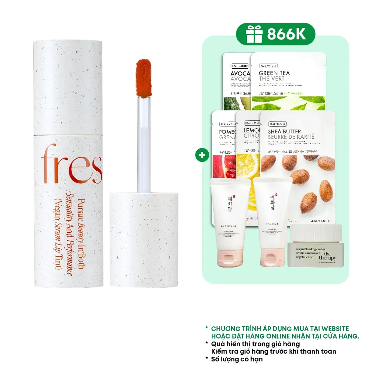 T33_Son Tint Freshian Thuần Chay Serum Lip Tint 6g #02