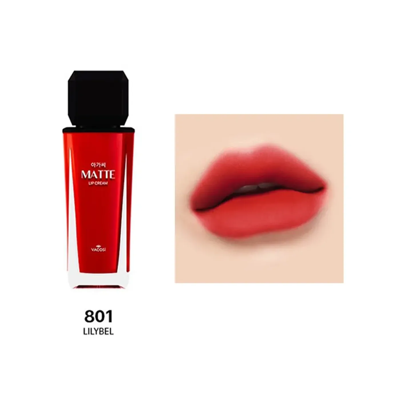 (GWP) Son Kem Mịn Lì Vacosi Natural Studio Matte Lip Cream - Lilybel VS09-801