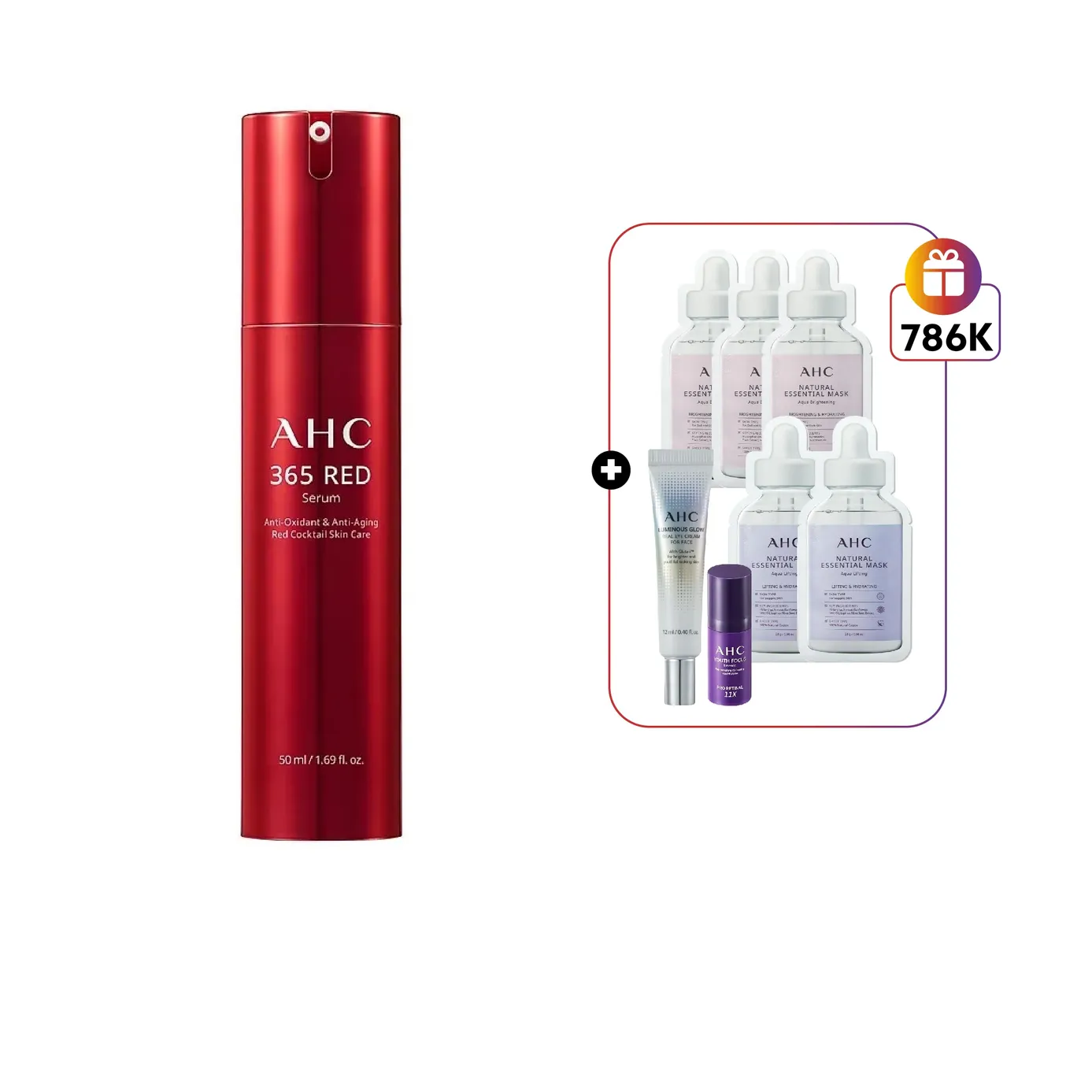 Tinh Chất Chống Lão Hóa Làm Sáng Da Ahc 365 Red Serum (50Ml)