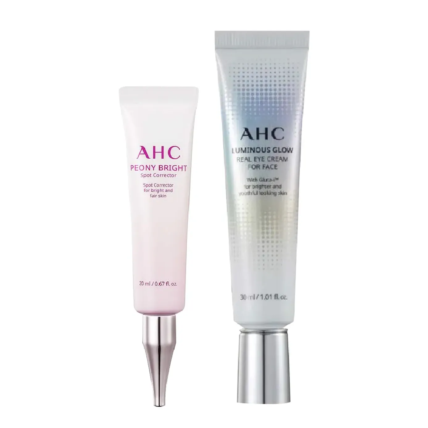 combo Tinh Chất AHC Peony Bright 20ml & Kem Dưỡng Mắt AHC Luminous 30ml