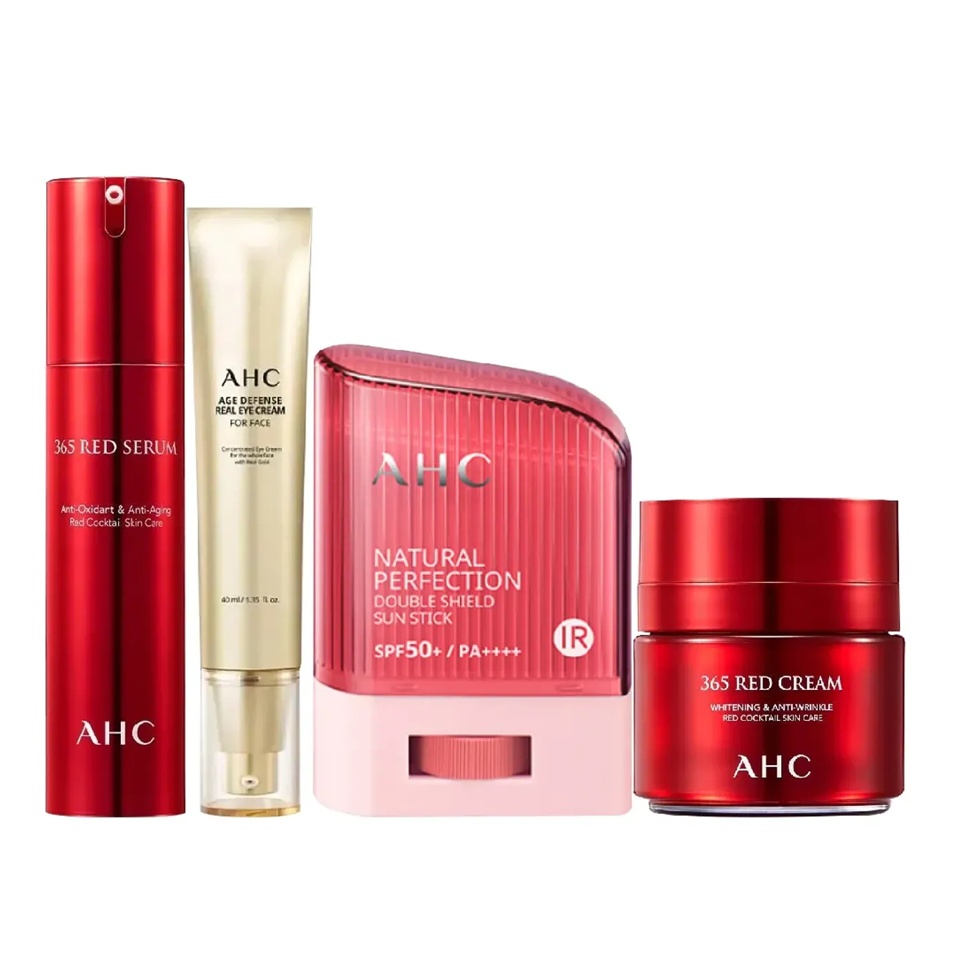 Combo Chống Lão Hóa Làm Sáng Da AHC 365 Red