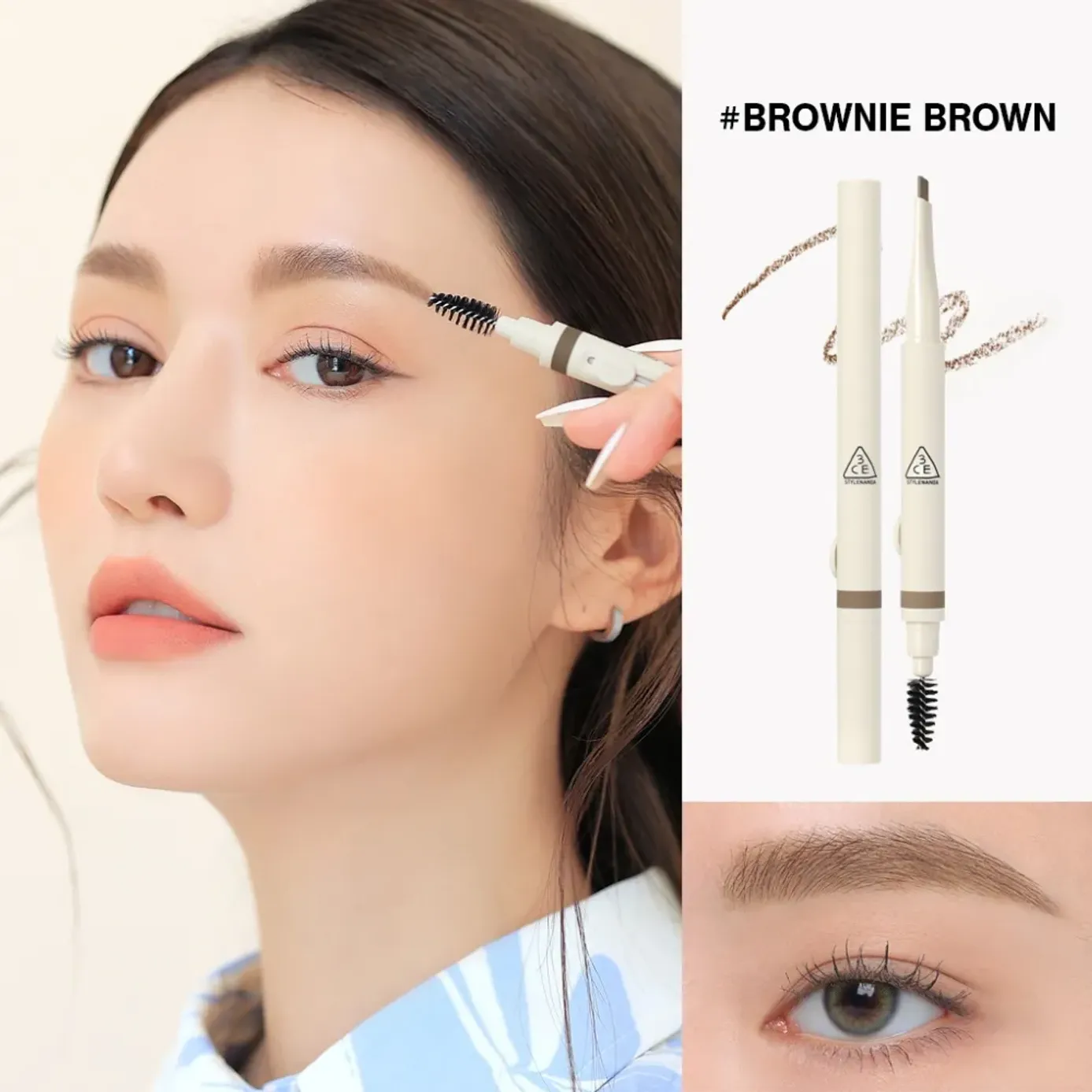 Chì Kẻ Mày 3CE Easy Brow Designing Pencil 0.13g