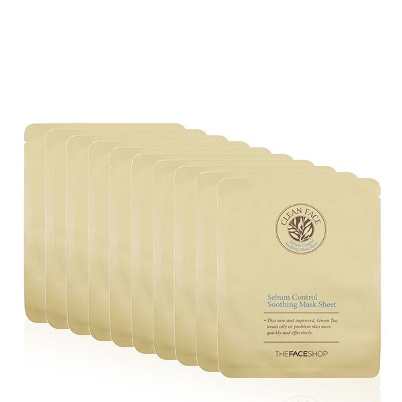 Bộ Mặt Nạ Giấy Ngăn Ngừa Mụn CLEAN FACE SEBUM CONTROL SOOTHING MASK ...