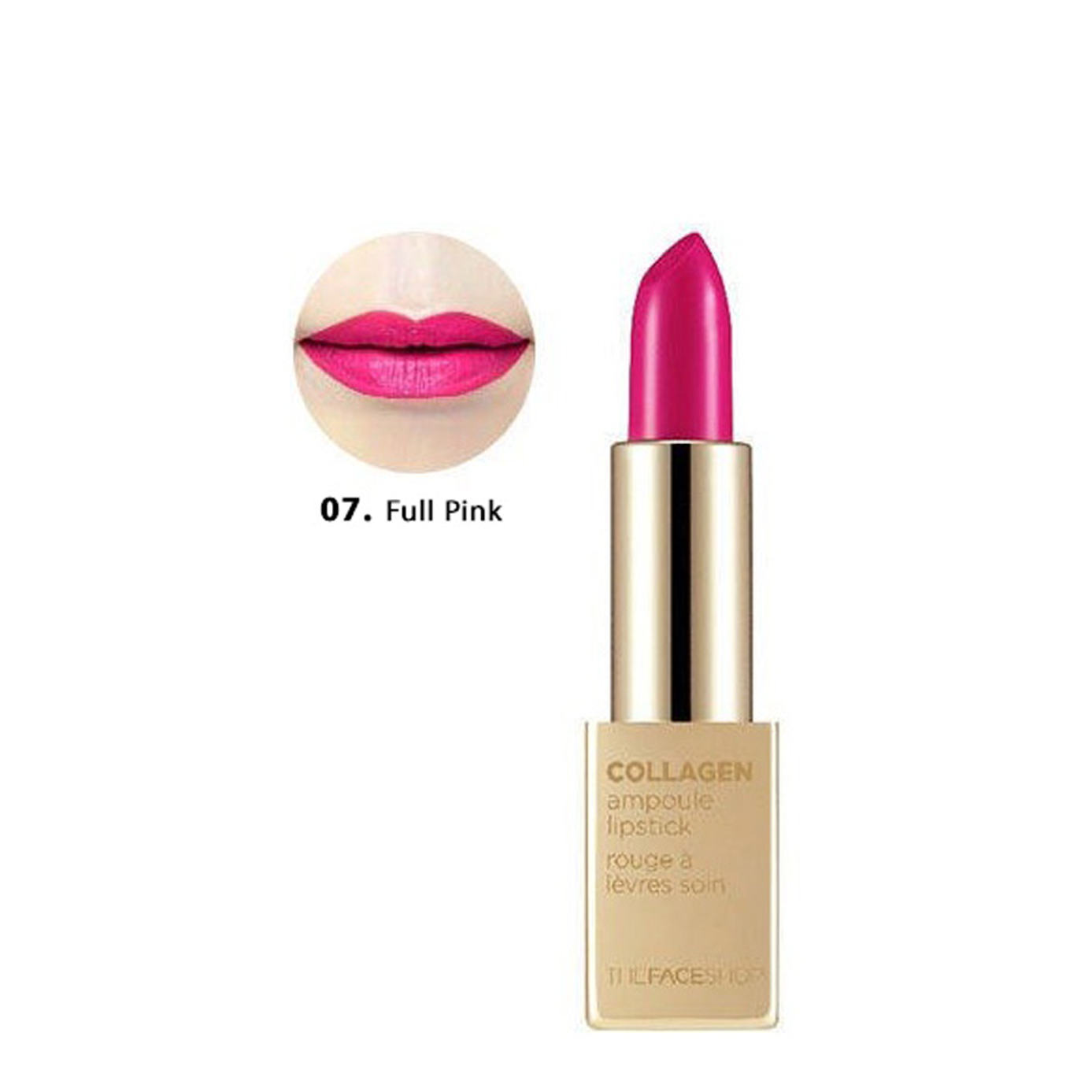 Son Thỏi Dưỡng Ẩm THE FACE SHOP Collagen Ampoule Lipstick 3.5g