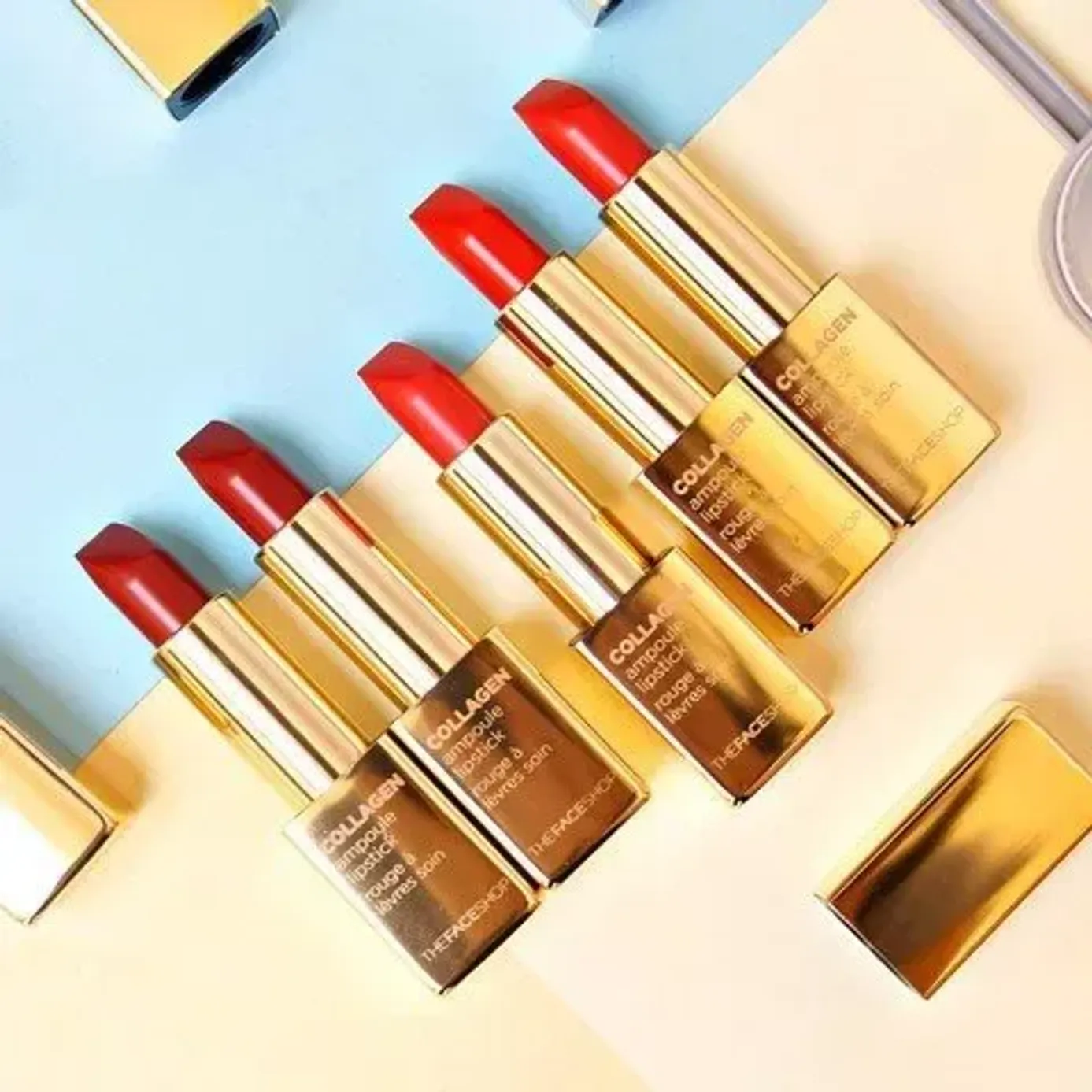 Son Thỏi Dưỡng Ẩm THE FACE SHOP Collagen Ampoule Lipstick 3.5g