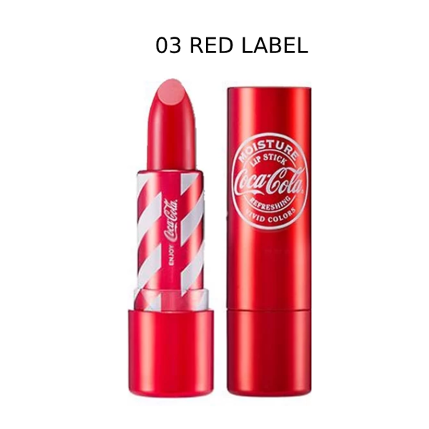 [Gift] (COCA COLA EDITION) Son Thỏi Dưỡng Ẩm MOISTURE LIPSTICK 03 RED LABEL