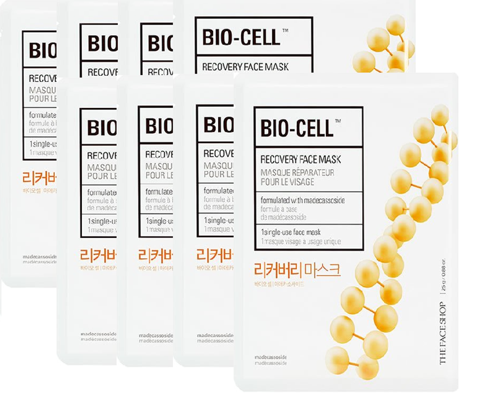 Mặt nạ giấy phục hồi da BIO-CELL RECOVERY FACE MASK ( SET 8PCS)