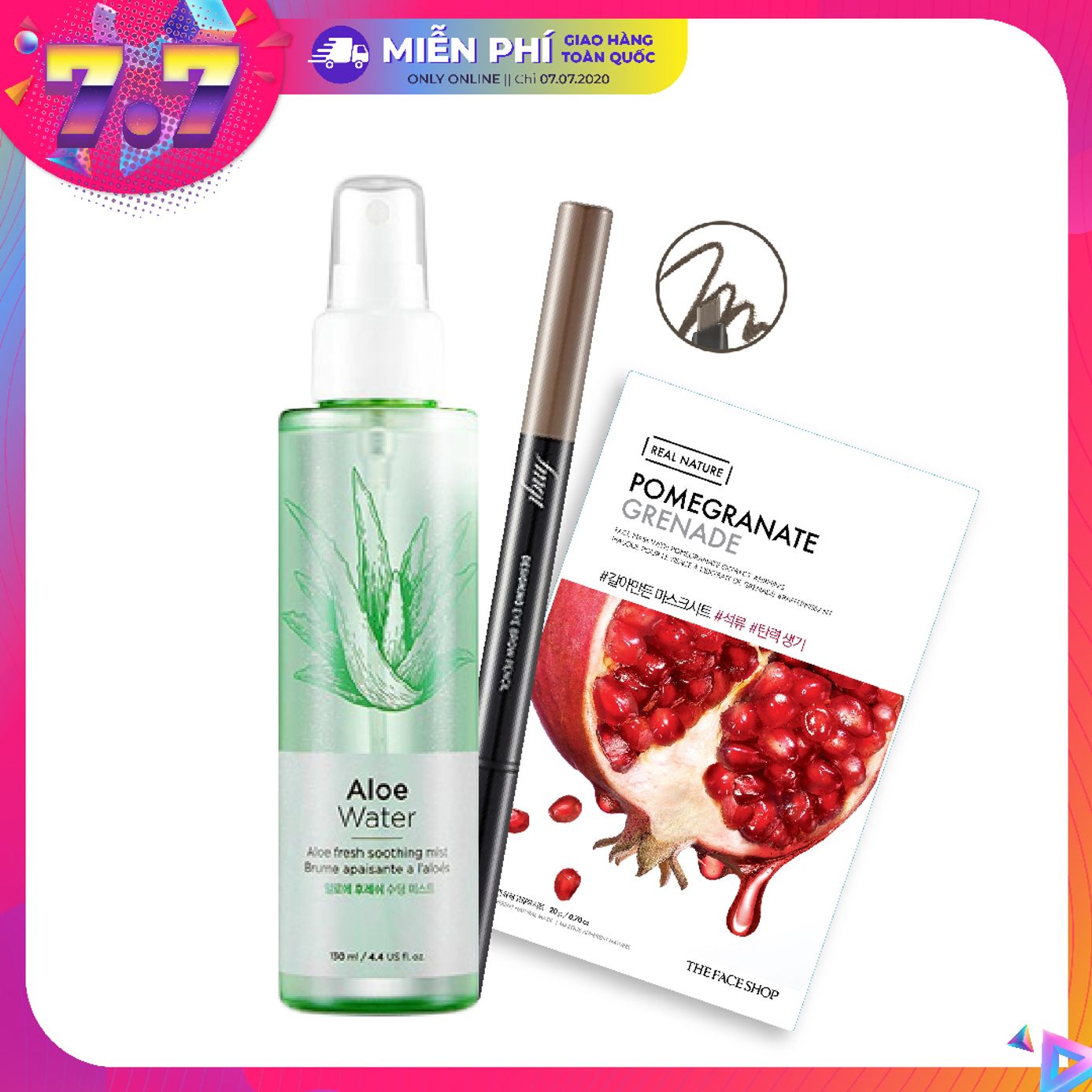 Bộ Sản Phẩm Xịt Khoáng Aloe Water Aloe Fresh Soothing Mist #1