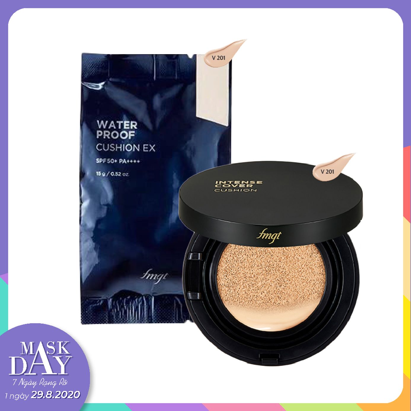 Combo Phấn Nước Che Khuyết Điểm Vượt Trội CC INTENSE COVER CUSHION EX # ...