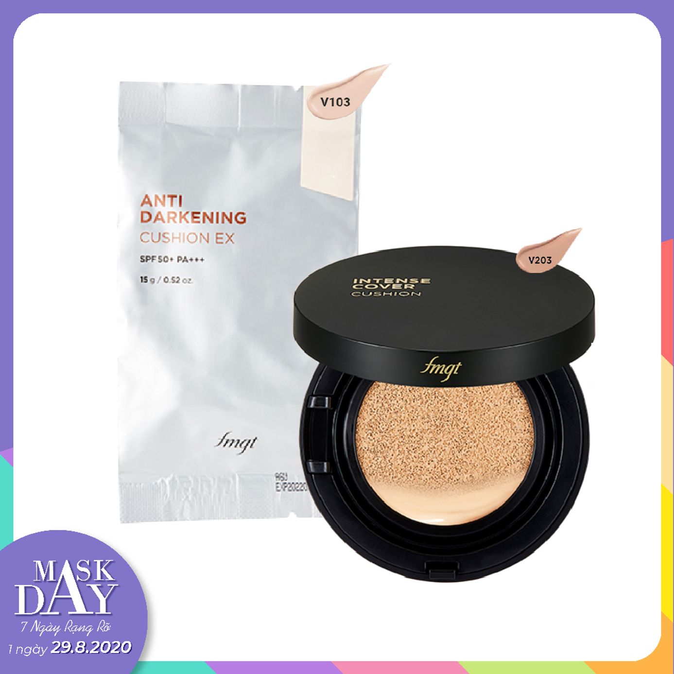 Combo Phấn Nước Che Khuyết Điểm Vượt Trội CC INTENSE COVER CUSHION EX # ...