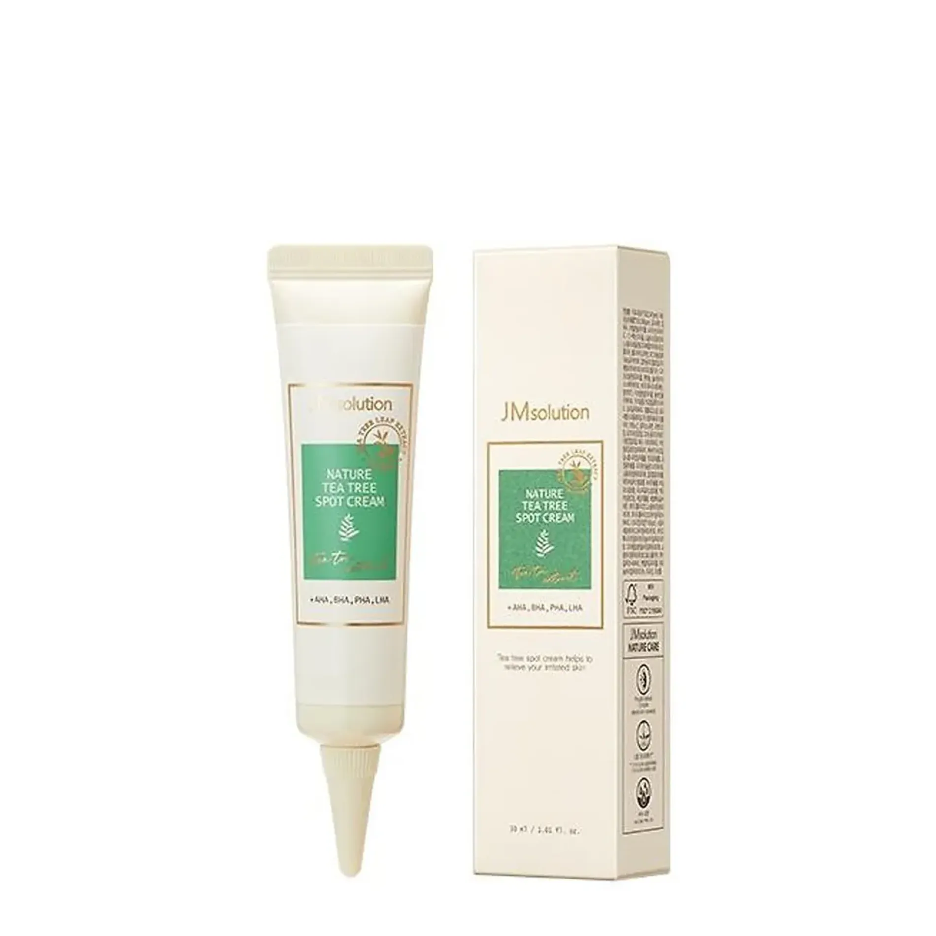 Kem Làm Dịu và Ngừa Mụn Jmsolution Nature Tea Tree Spot Cream 30ml
