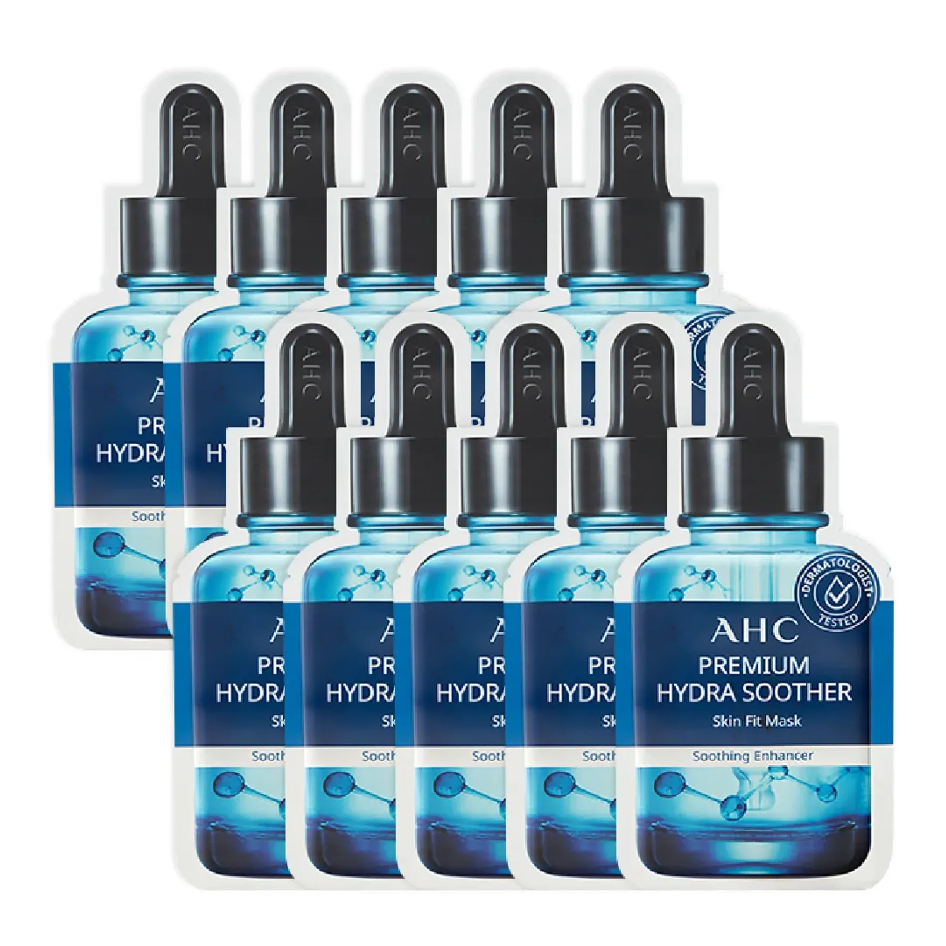 Set 10 Mặt Nạ Dưỡng Ẩm Cao Cấp AHC Premium Hydra Soother Skin 27ml