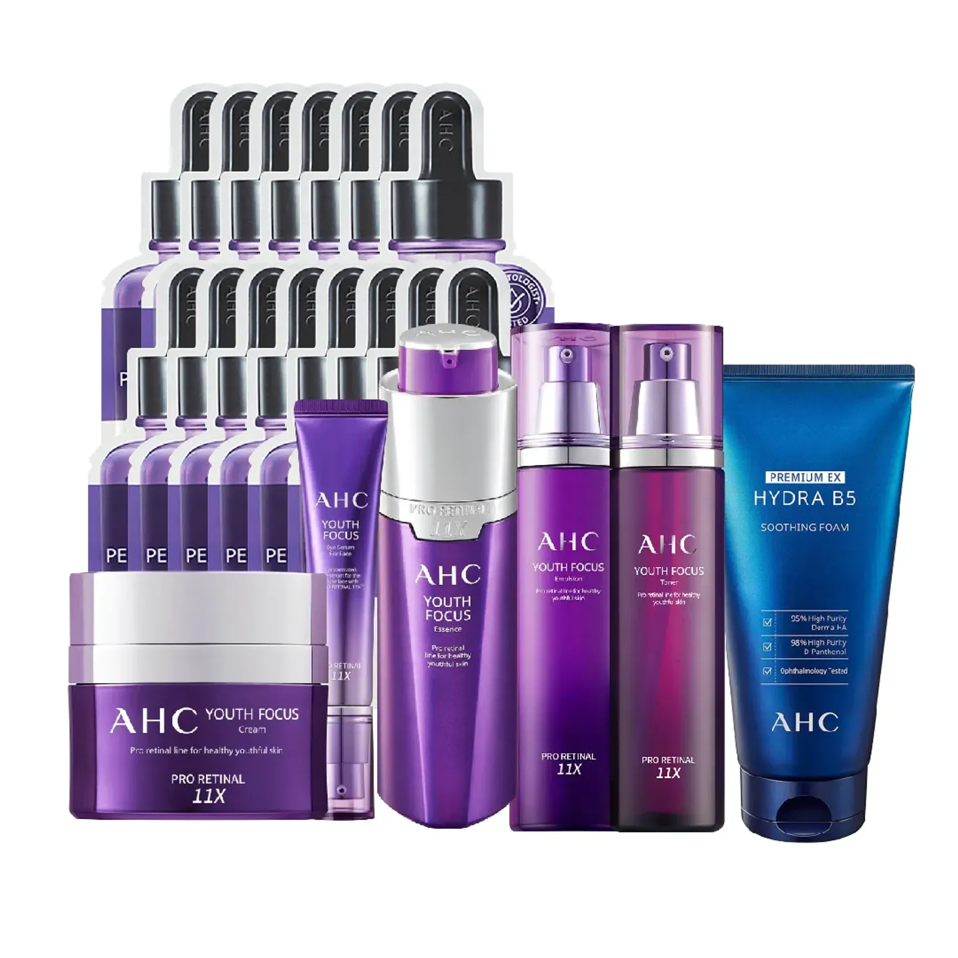 Trọn Bộ Dưỡng Ngừa Lão Hóa Da Cao Cấp AHC Youth Focus