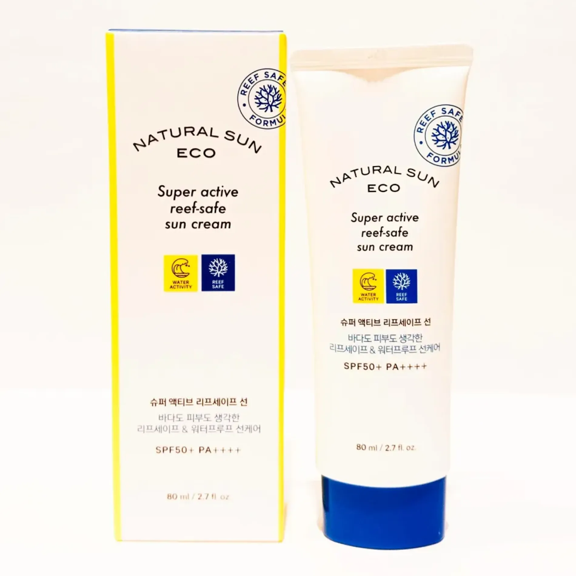 Kem Chống Nắng THE FACE SHOP Natural Sun Eco Super Active Reef-Safe Sun Cream