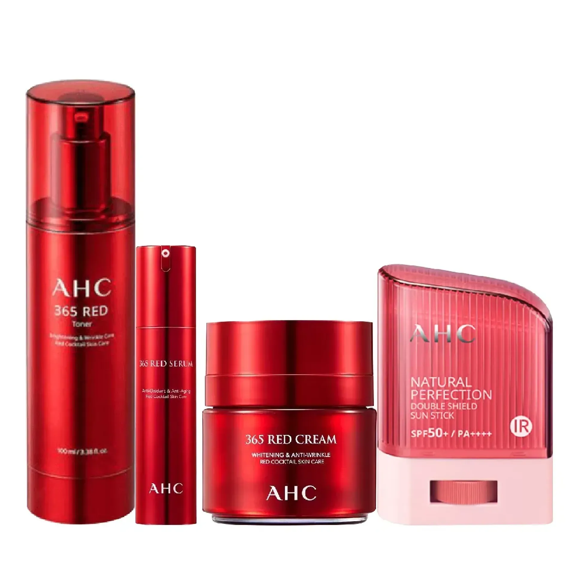 Combo Tinh Chất Ngừa Lão Hóa Làm Sáng Da AHC 365 Red