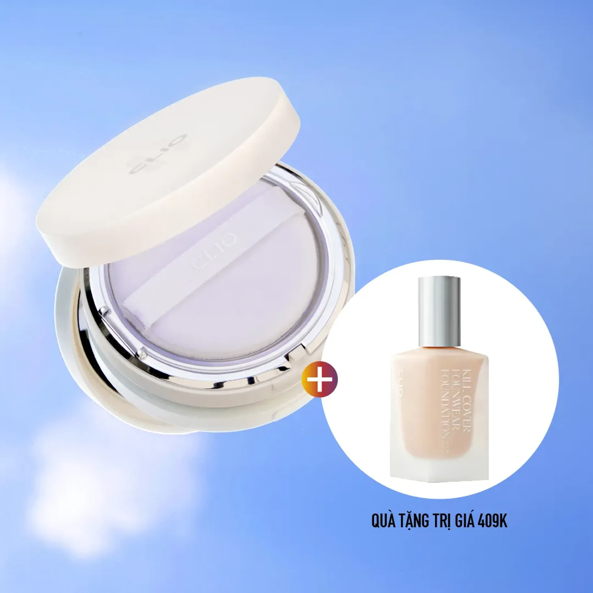 Phấn Phủ Dạng Nén Clio Stay Perfect Finish Pact 8g