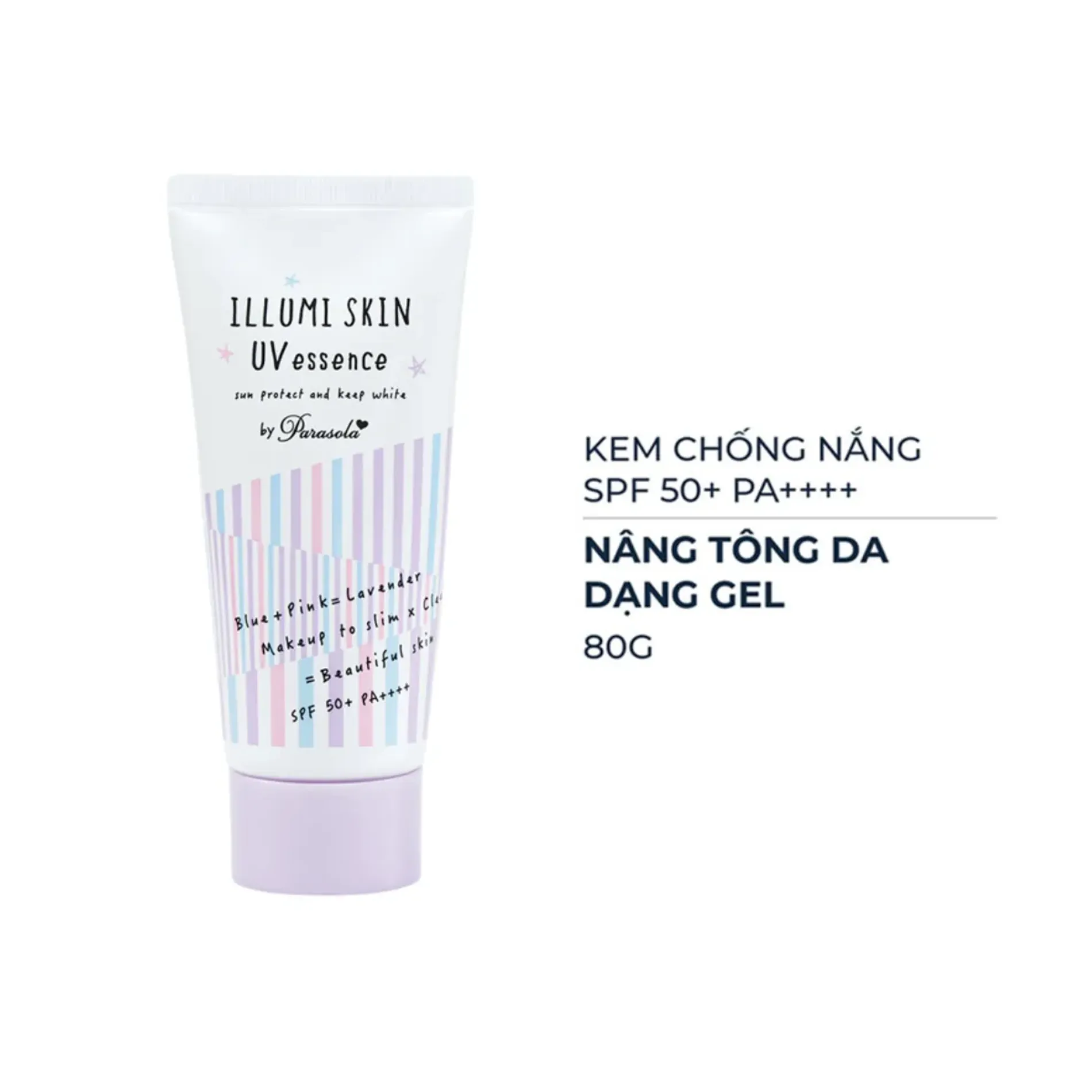 Gel Chống Nắng Naris Hiệu Chỉnh Màu Da Parasola Illumi Skin Uv Essence 80g