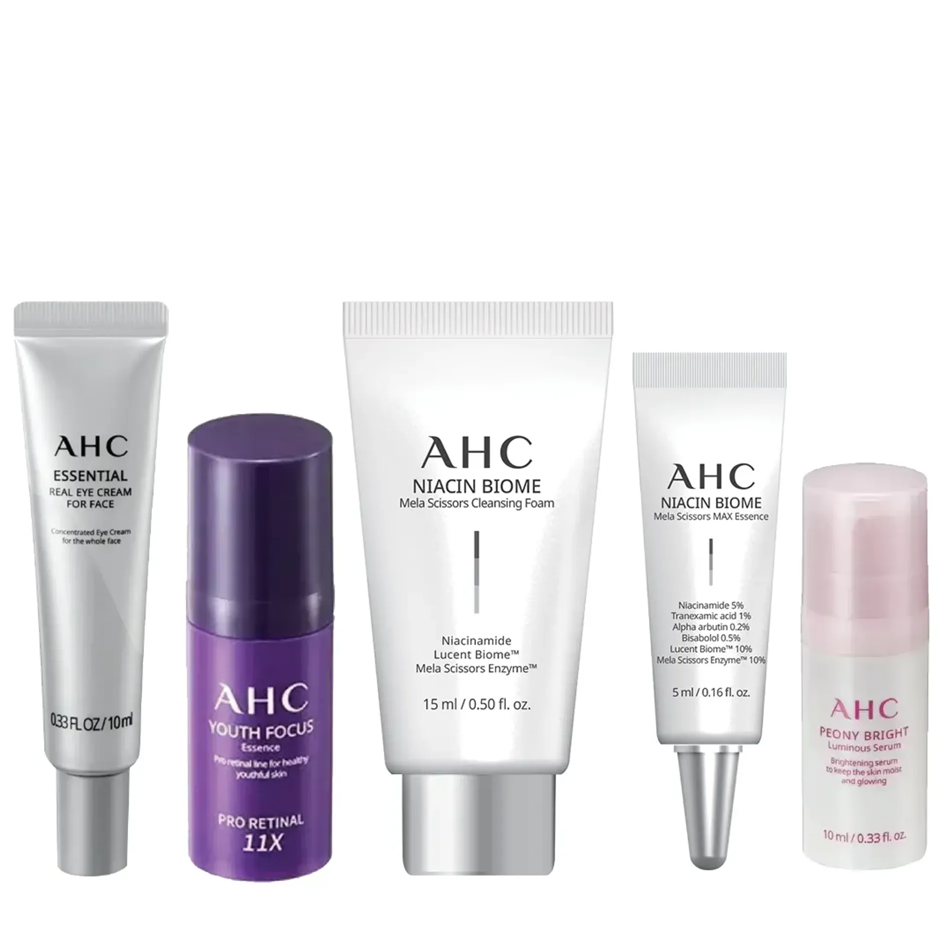 Combo Kem Dưỡng Trẻ Hóa Vùng Da Mắt AHC Essential