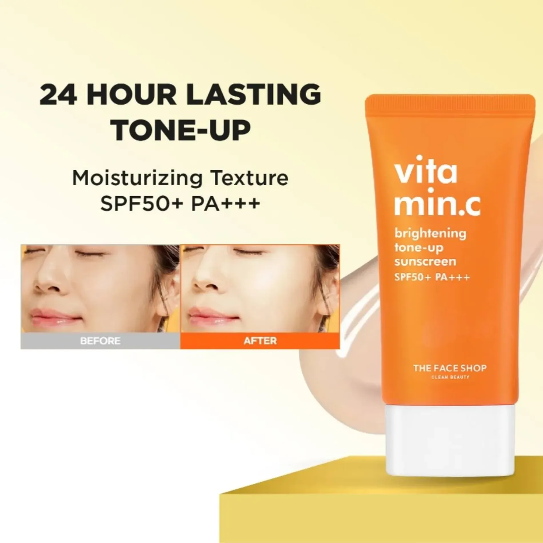 Kem Chống Nắng THE FACE SHOP Nâng Tông Da Vitamin Brightening Tone-Up ...