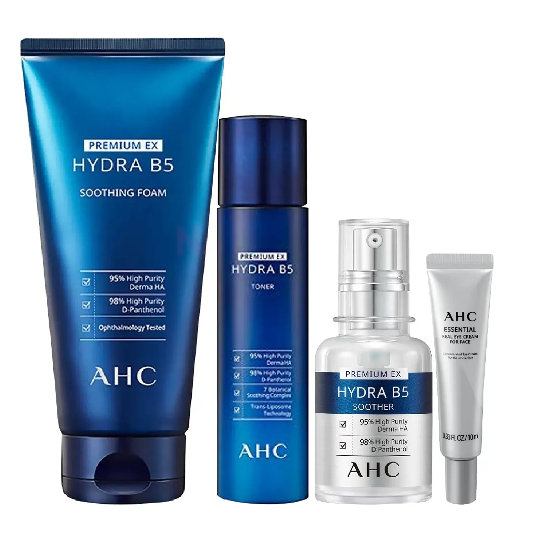 Combo Cấp Ẩm, Phục Hồi Da Săn Chắc AHC Premium Ex Hydra B5