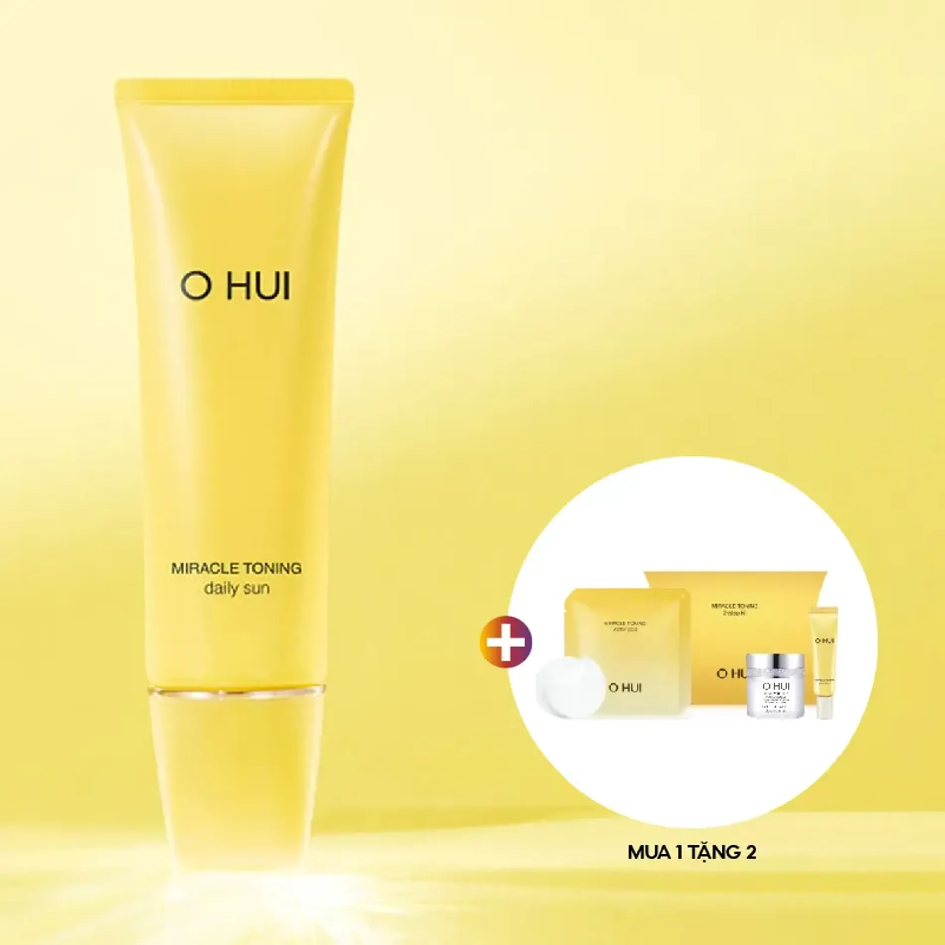 Kem Chống Nắng Ohui Cấp Ẩm, Nâng Tông Da Miracle Toning Daily Sun 50ml