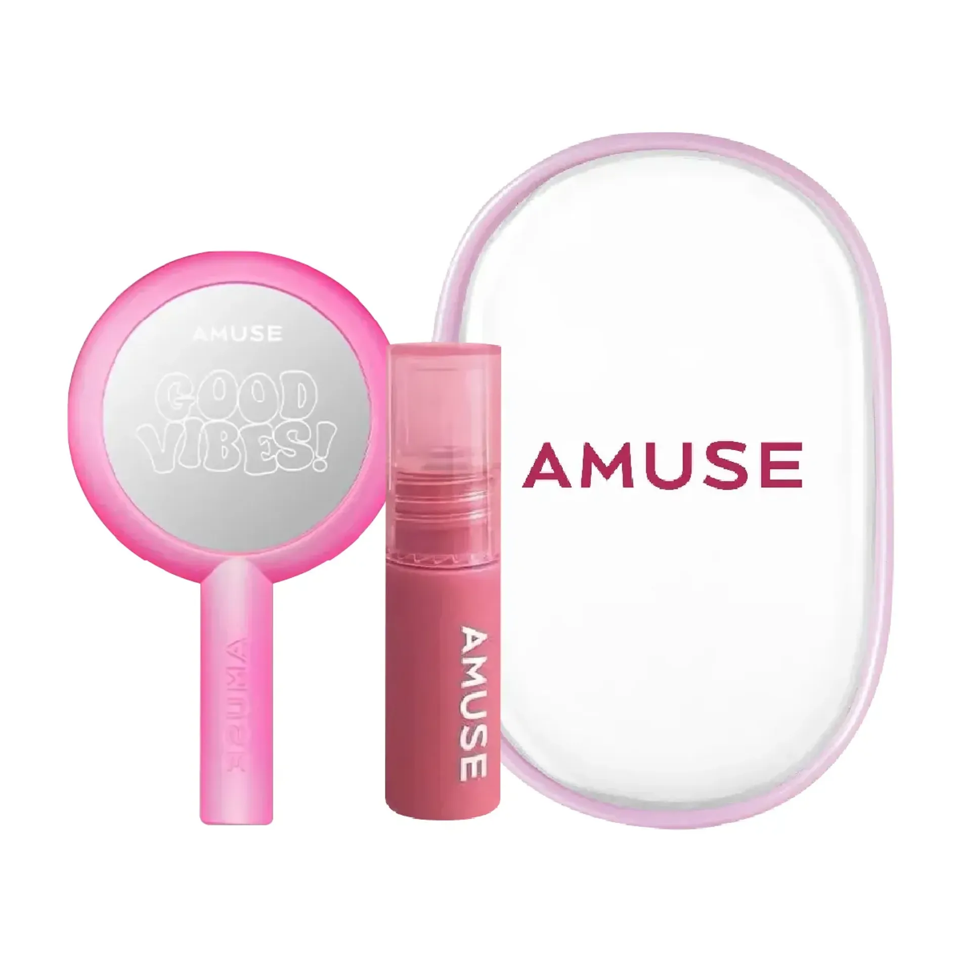 (Gift) Combo Amuse -Son Dưỡng Bebe Tint 0.8g (màu 08 Grape bebe) + Túi ...