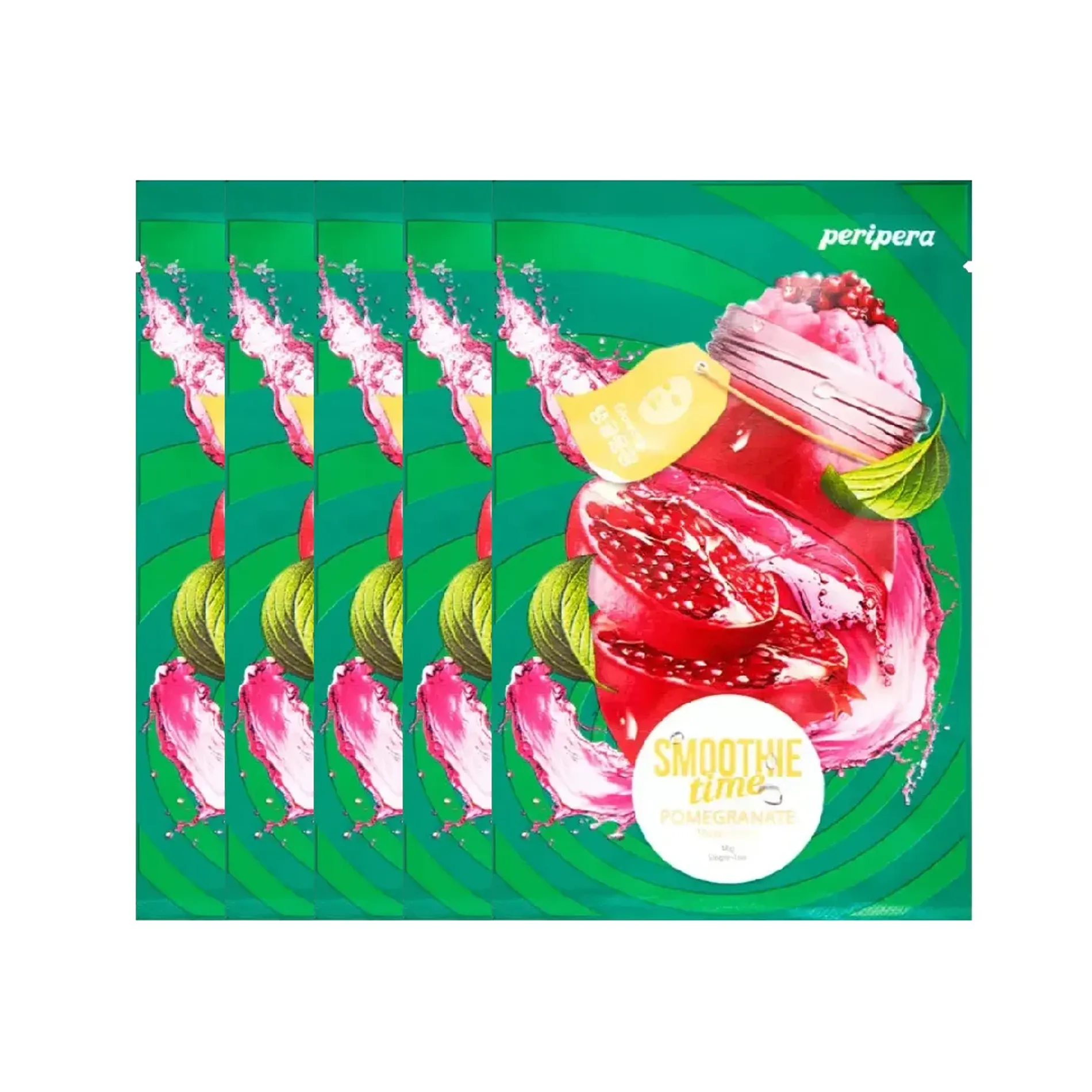 Combo 5 Mặt Nạ Dưỡng Da Từ Trái Cây Peripera Smoothie Time Mask Sheet ...