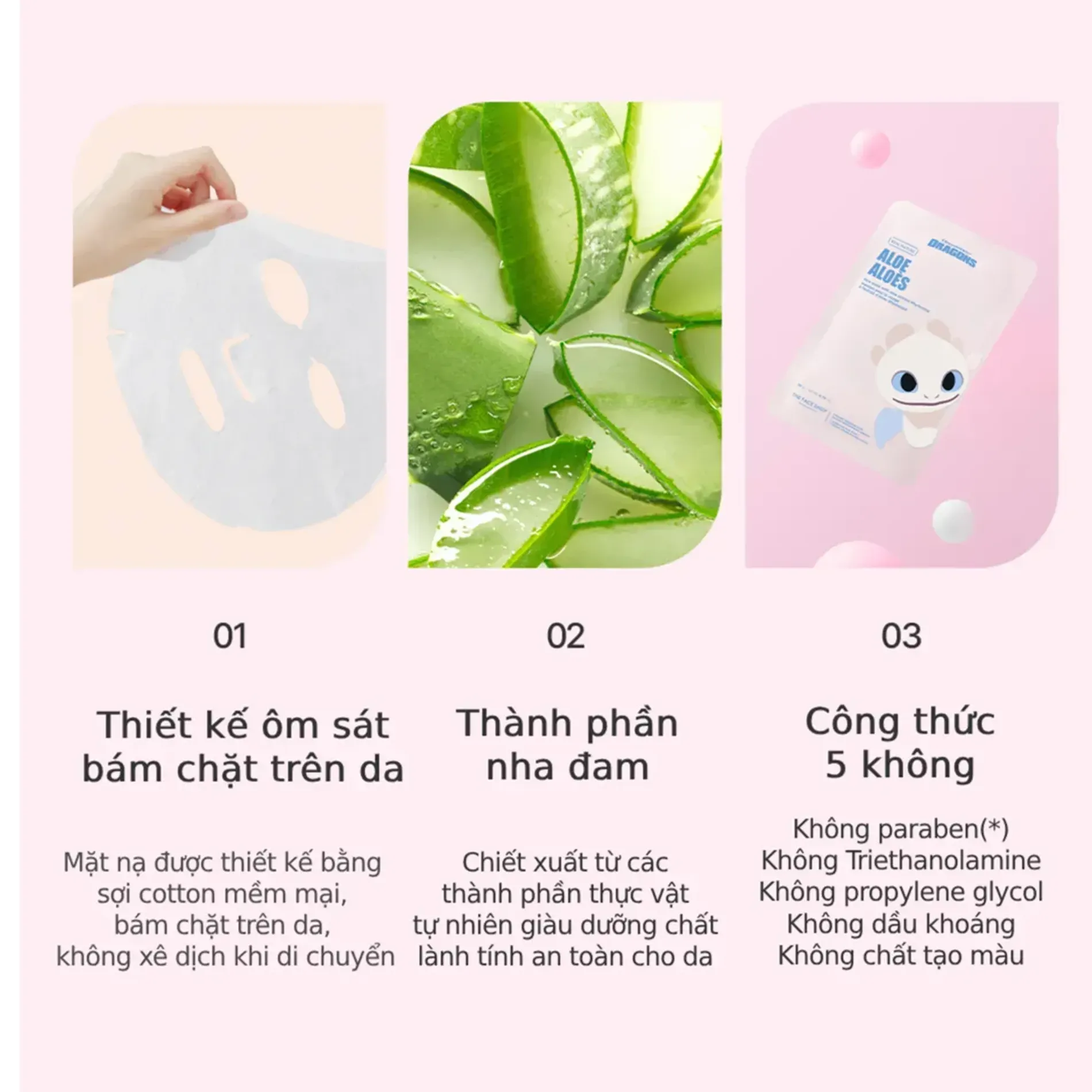 [Phiên Bản Dragon] 5 Mặt Nạ Nha Đam Cấp Ẩm THE FACE SHOP Real Nature ...