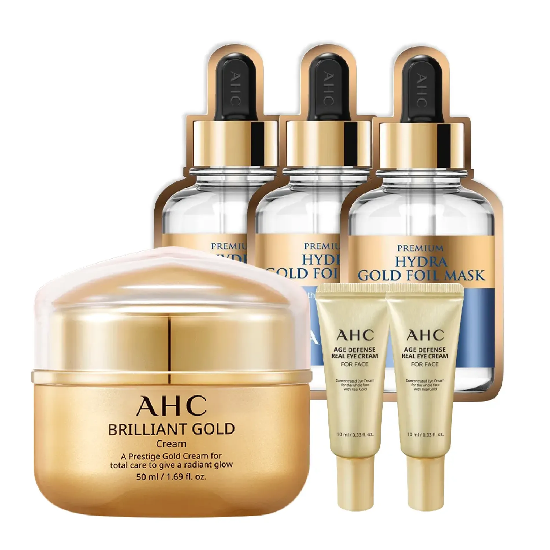 Combo Chống Lão Hóa Chuyên Sâu AHC Brilliant Gold