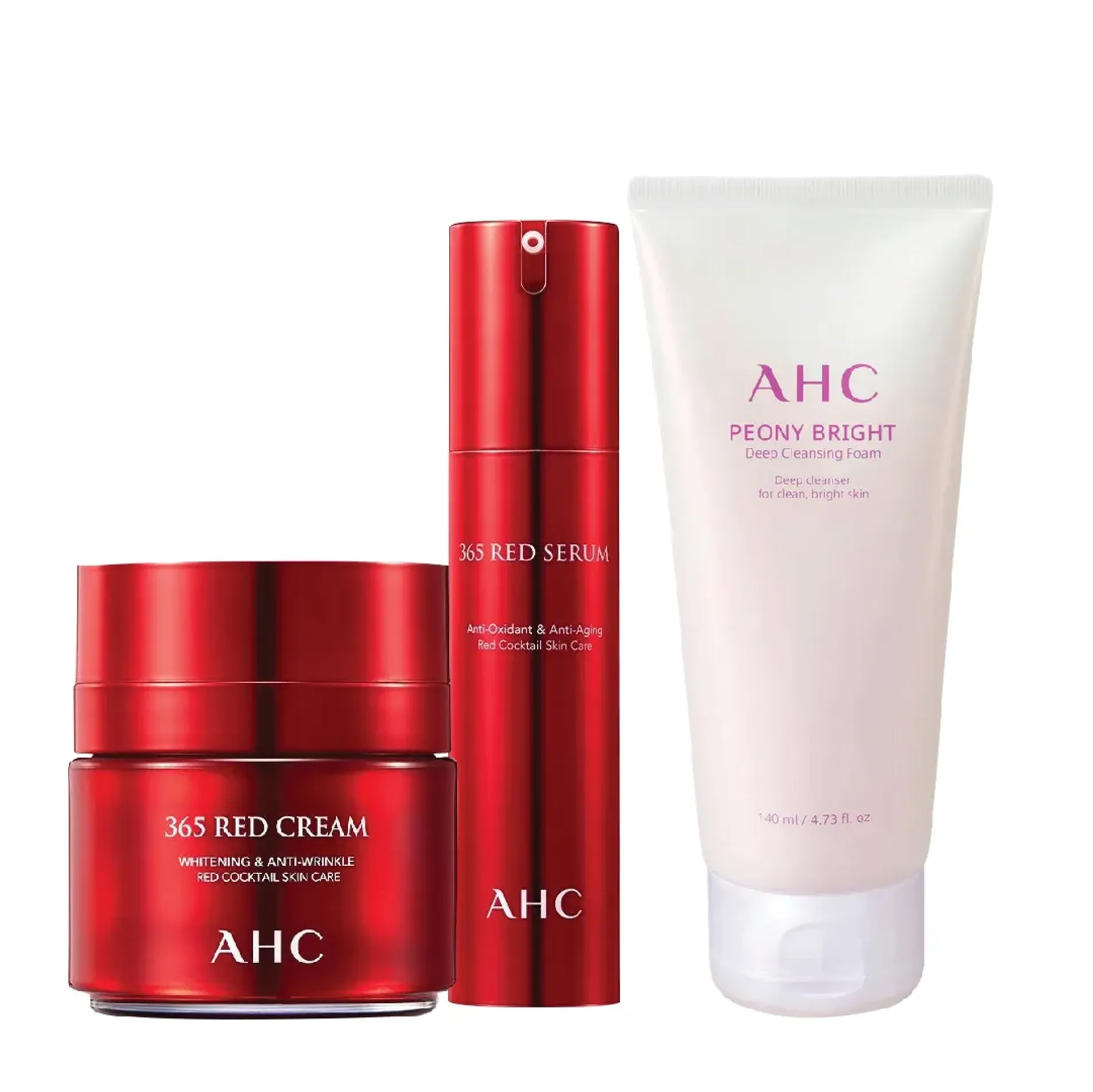 Combo Tinh Chất ngừa lão hóa Ahc 365 Red Serum & Kem ngừa lão hóa Ahc ...