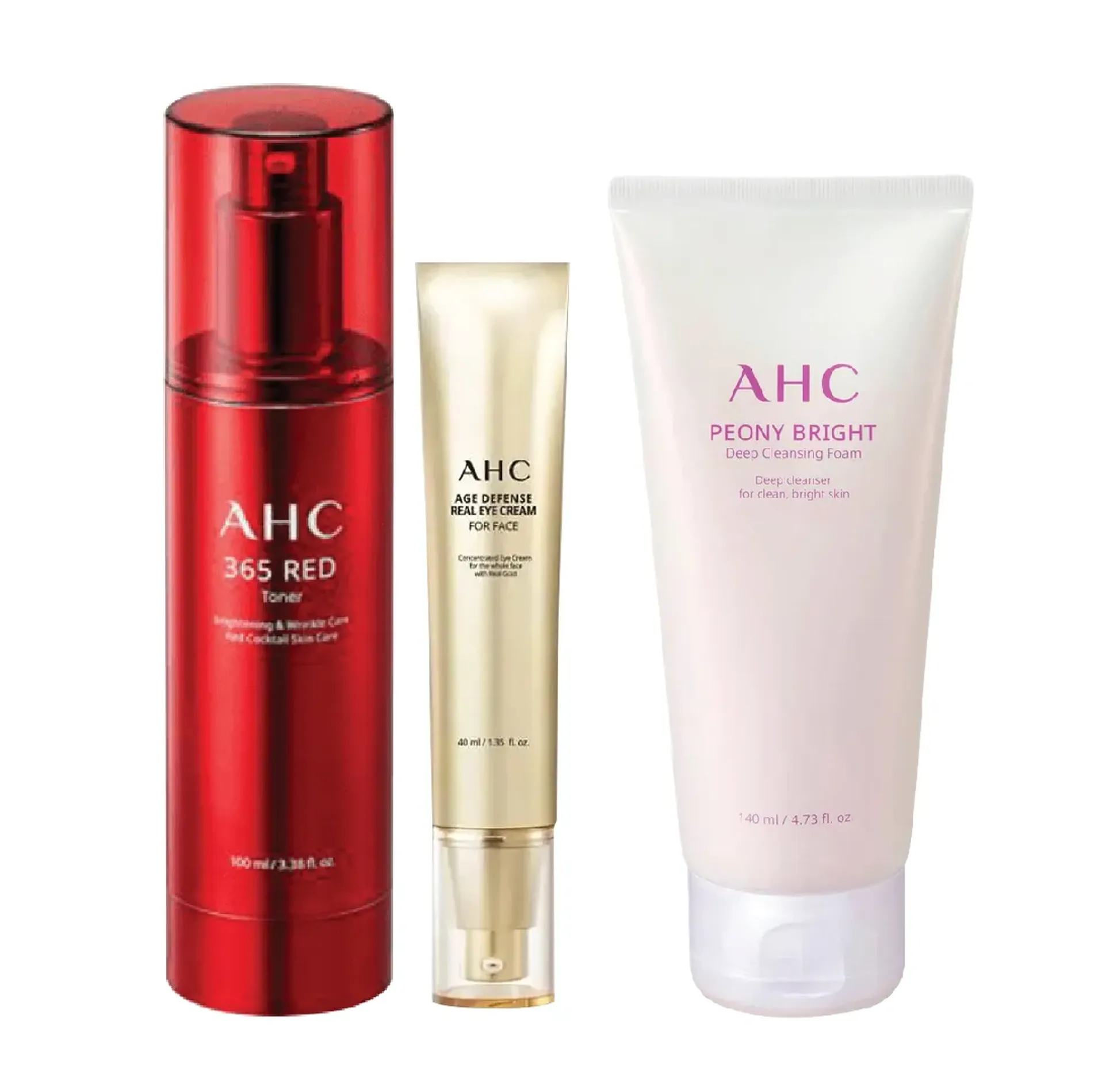 Combo Nước Cân Bằng Ngừa Lão Hóa Ahc 365 Red Toner 100Ml & Kem Dưỡng ...