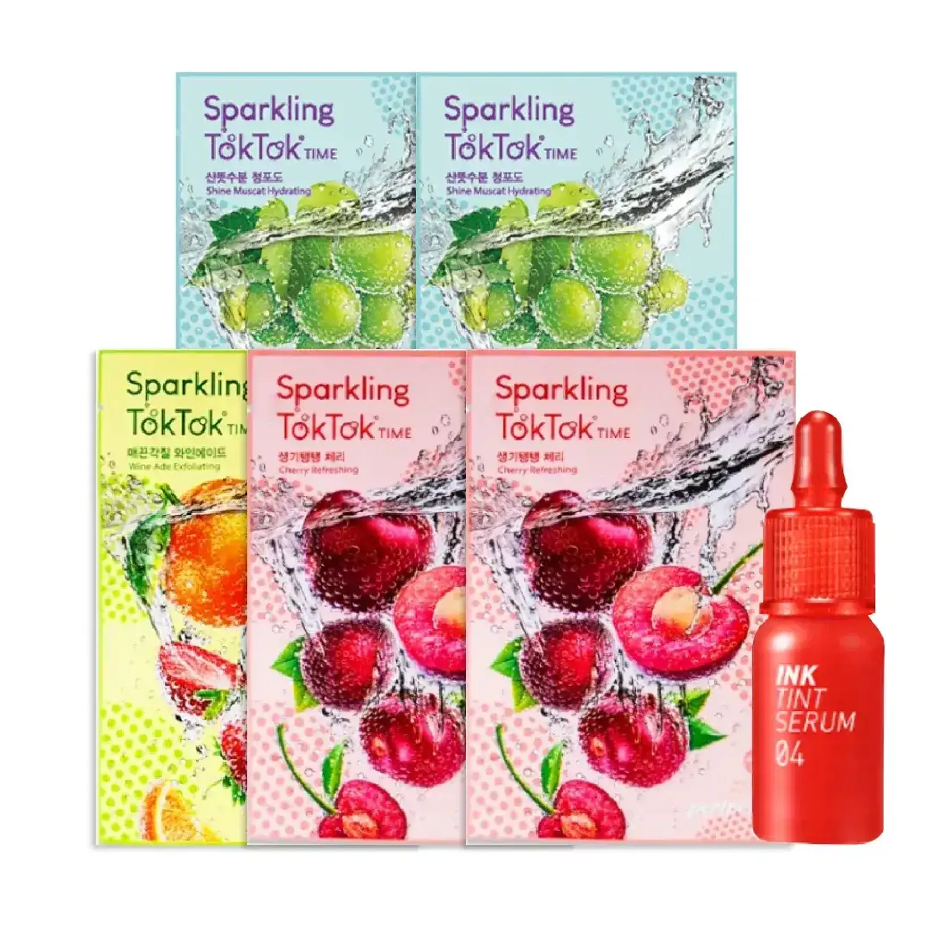 (Gift) Combo Son Tint Peripera Ink Tint Serum #04 Active Orange & 5 ...