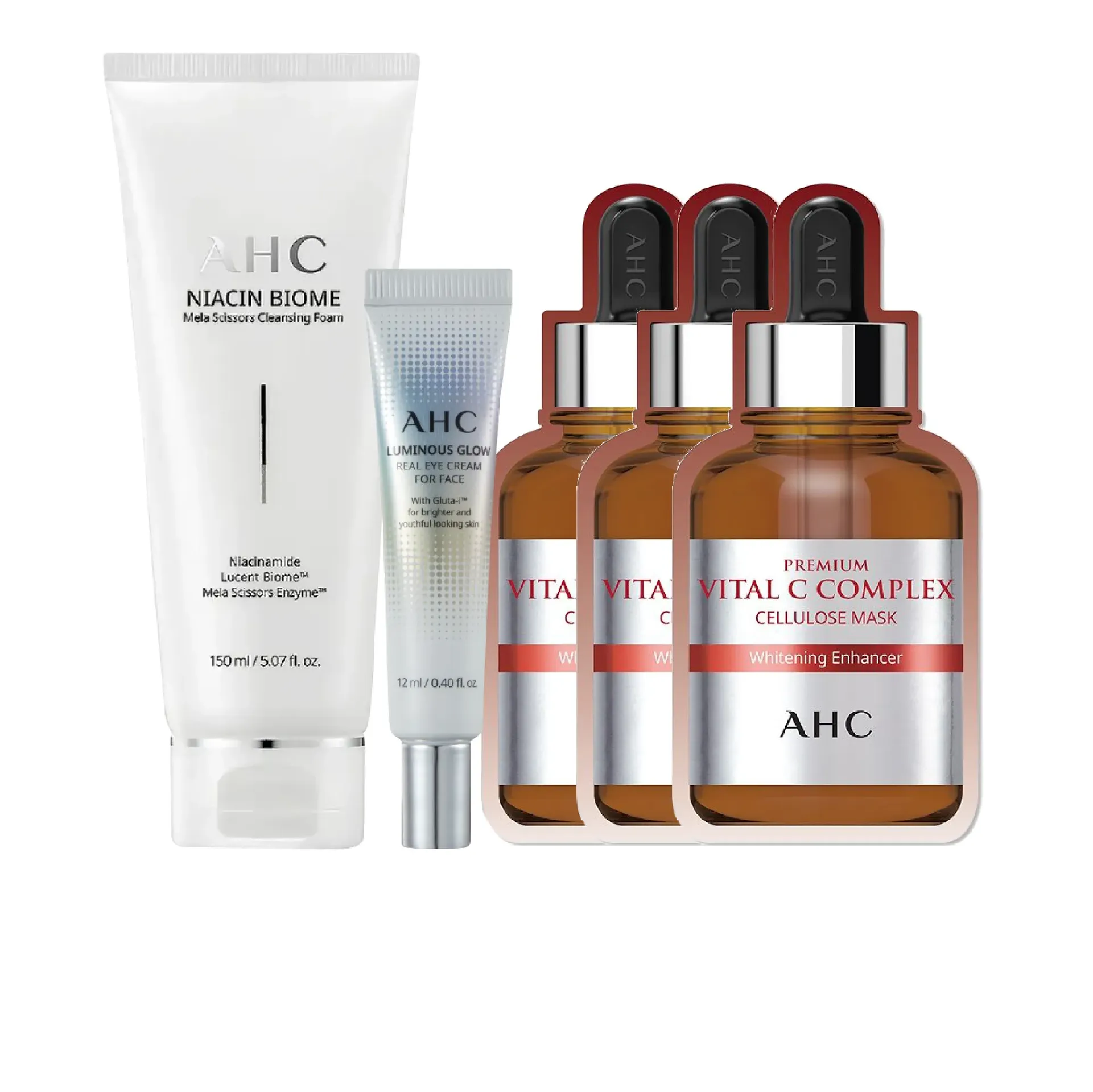 Combo Sữa Rửa Mặt Làm Sáng Da AHC Niacin Biome 150ml