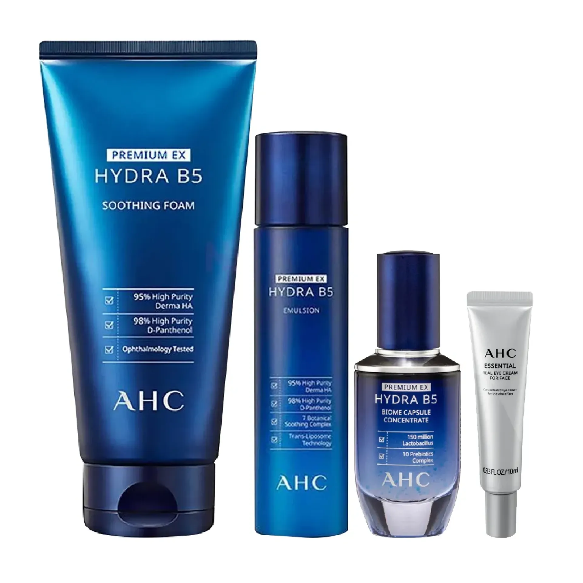 Combo Cấp Ẩm Làm Dịu & Săn Chắc Da AHC Premium Ex Hydra B5