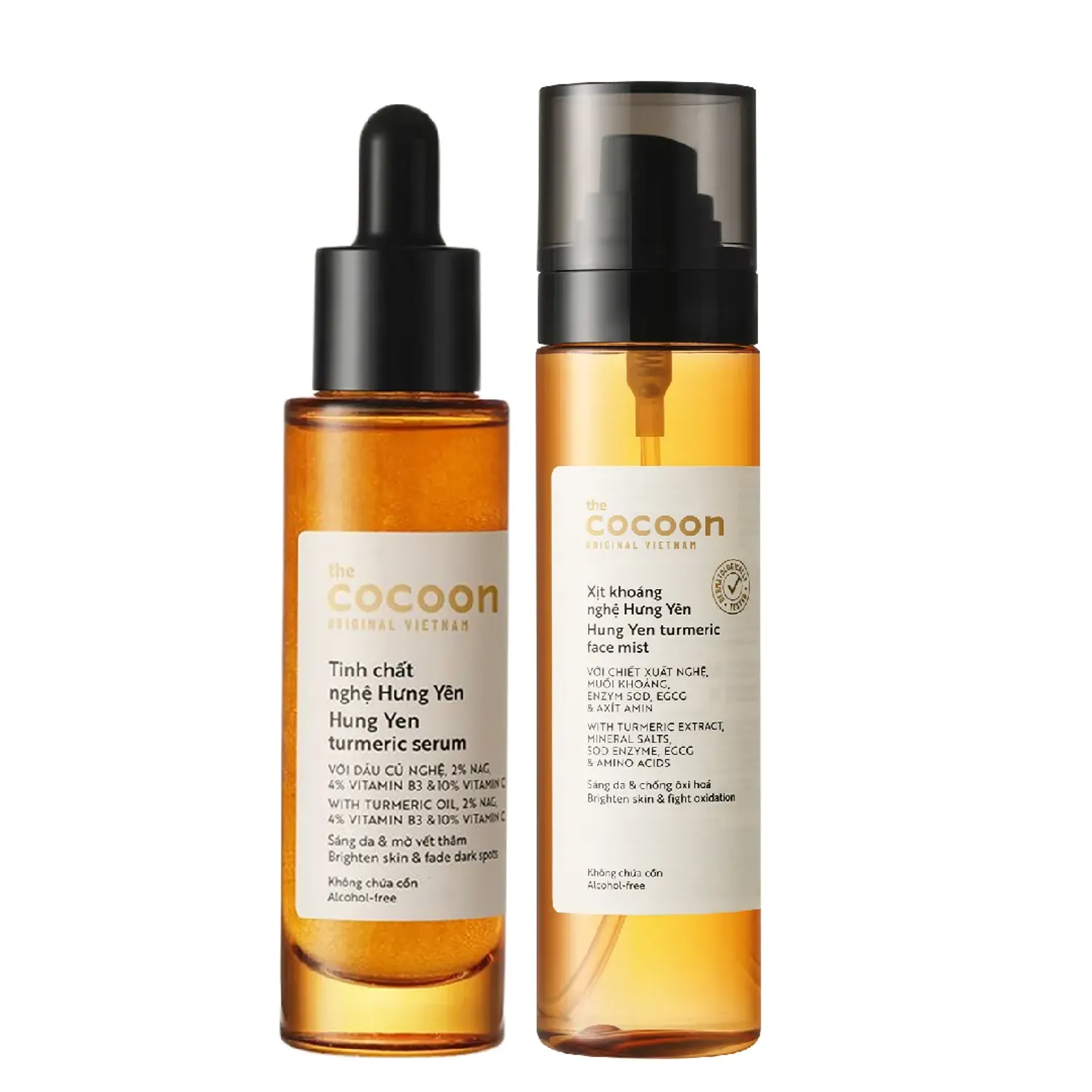 Combo Dưỡng Da Nghệ Hưng Yên Cocoon Turmeric