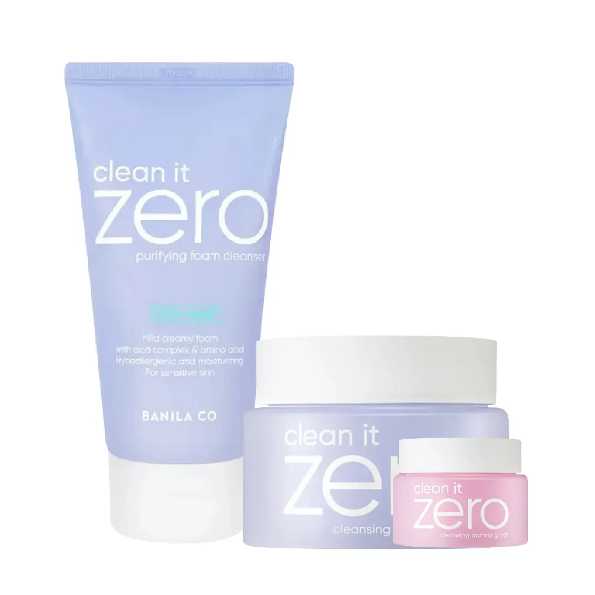 Set Sáp Tẩy Trang Dành Cho Da Nhạy Cảm Banila Co Clean It Zero 100ml