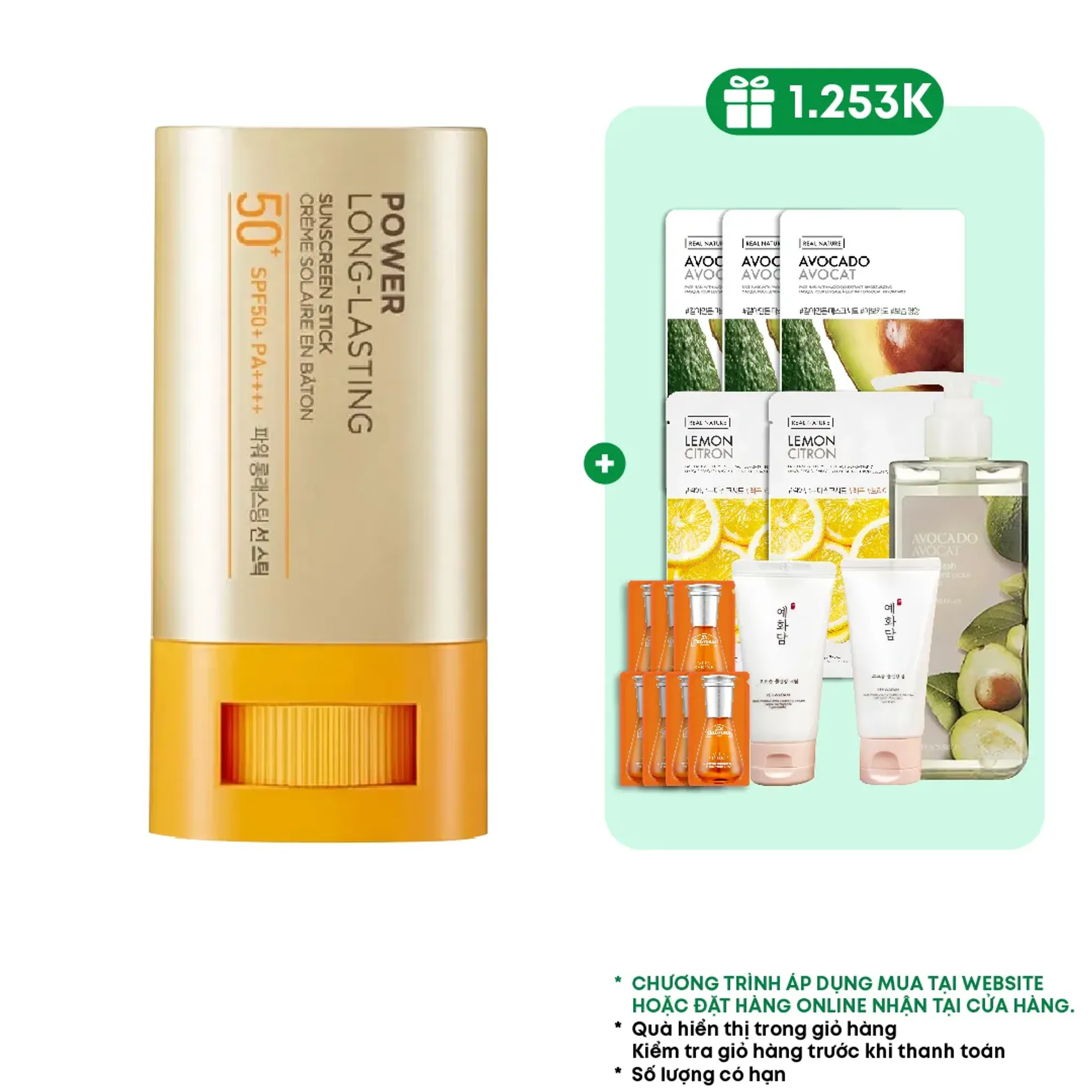 Sáp Chống Nắng THE FACE SHOP Power Long-Lasting Sunscreen Stick Spf50 ...