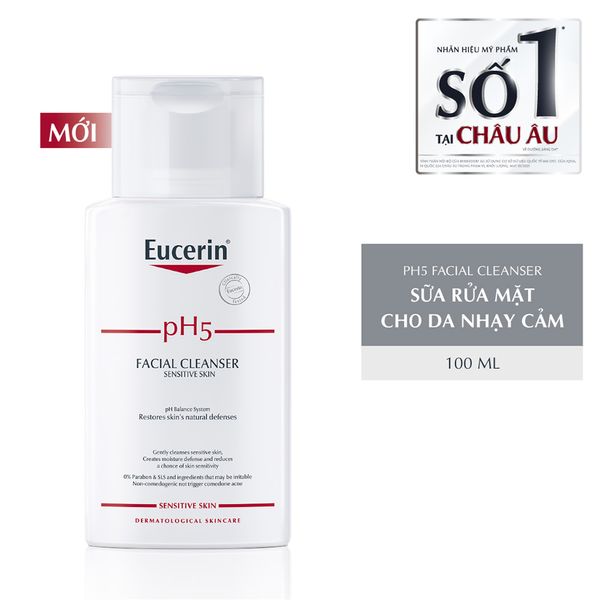 Sữa Rửa Mặt Cho Da Nhạy Cảm Eucerin Ph5 Facial Cleanser Sensitive Skin ...