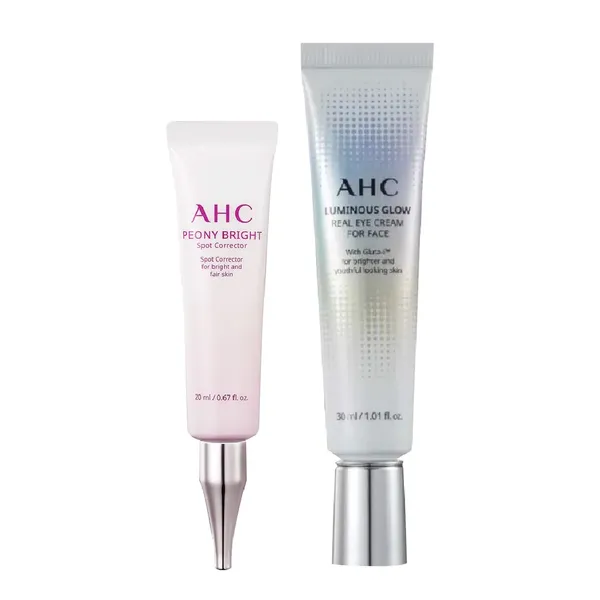combo Tinh Chất AHC Peony Bright 20ml & Kem Dưỡng Mắt AHC Luminous 30ml