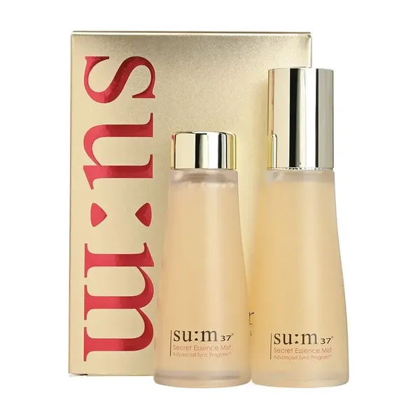 Xịt Khoáng Su:m37° Secret Essence Mist 60+60ml