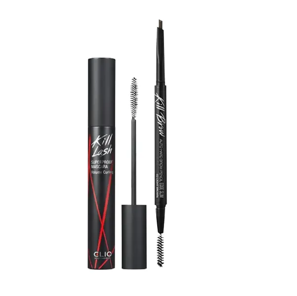 Combo Mascara Cong Mi, Chống Trôi Clio Kill Lash Superproof (002 Volume ...