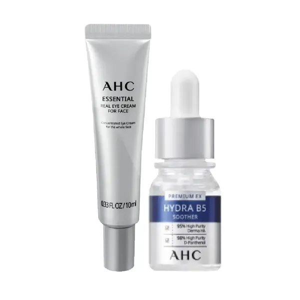 (Gift) Combo Kem Mắt Trẻ Hóa Da Ahc Essential Real Eye Cream 10Ml & Tinh ChấT LàM DịU Da Ahc ...