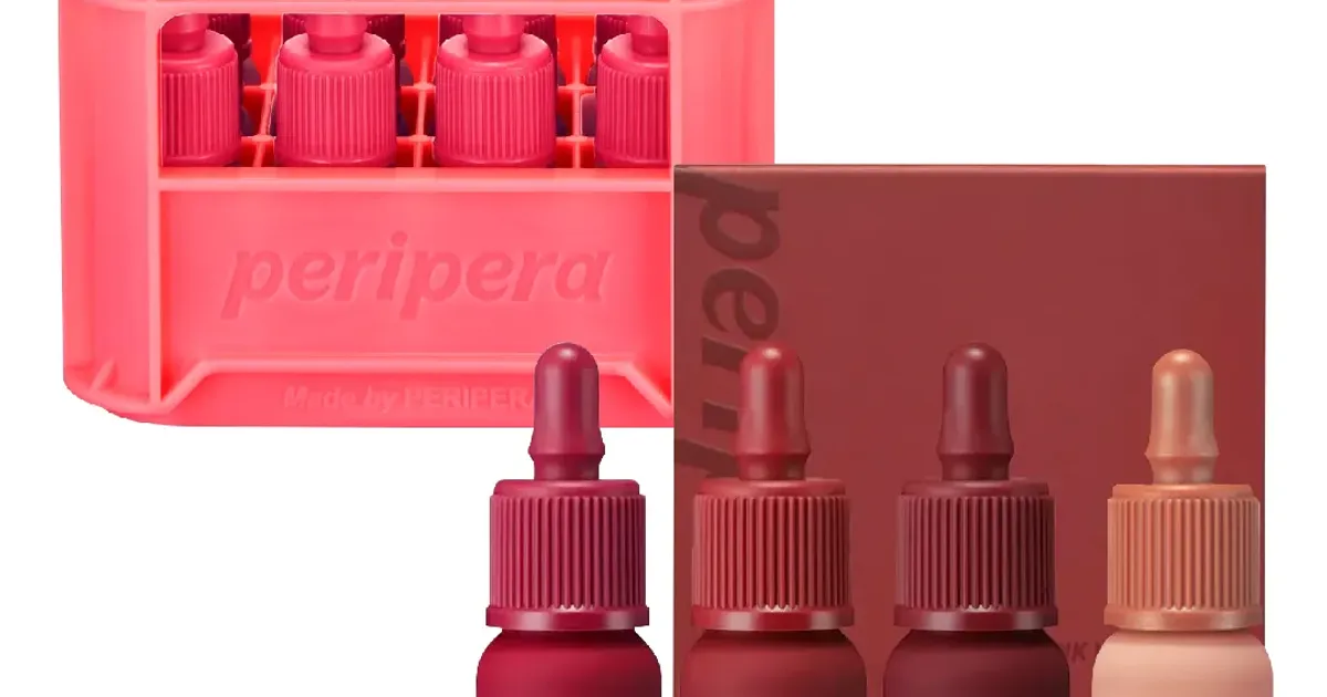 Combo Set Son Peripera 03 All My Red 4g, 01 Son Tint Peripera 4g màu 24 ...