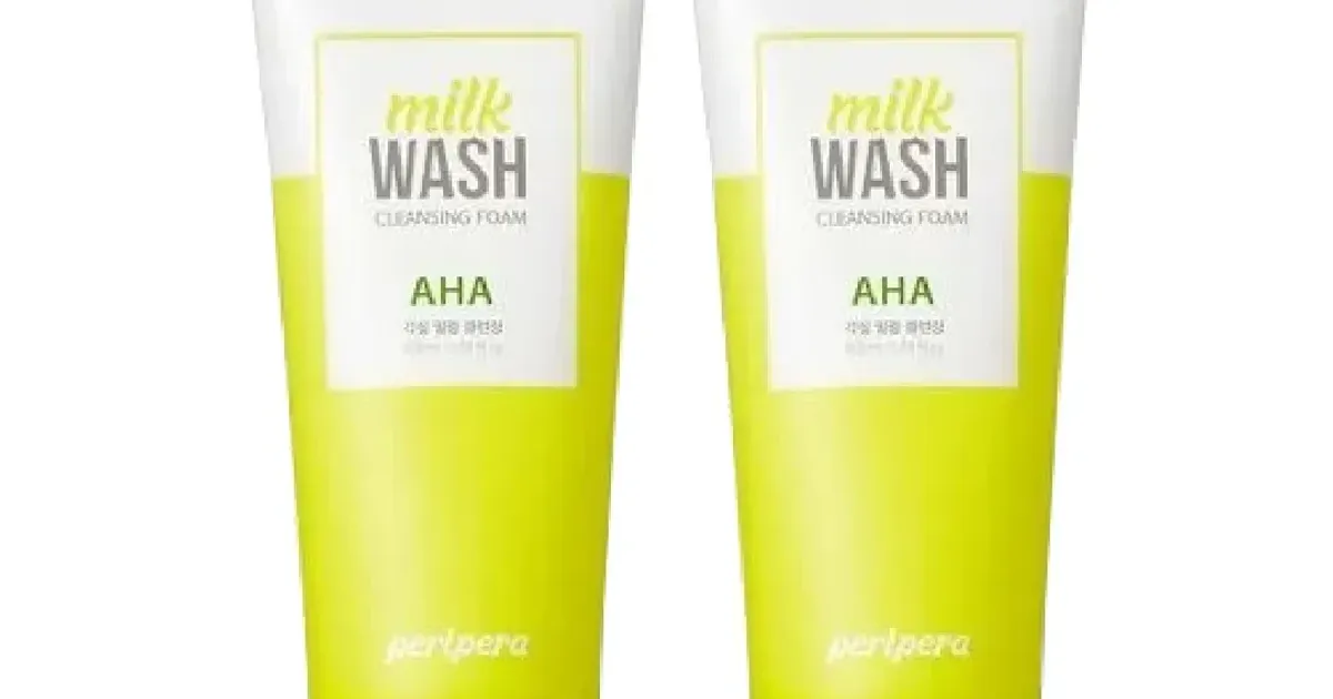 Combo 2 Sữa Rửa Mặt Peripera Milk Wash Cleansing Foam #2 Pure-Tox 100Ml