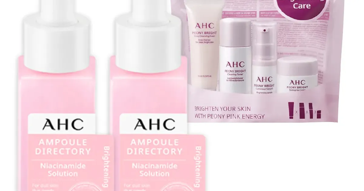 Combo Tinh Chất Dưỡng Sáng Da Ahc Ampoule Directory Niacinamide ...